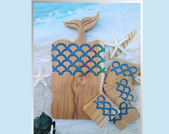 Mermaid Cutting Board - Etsy