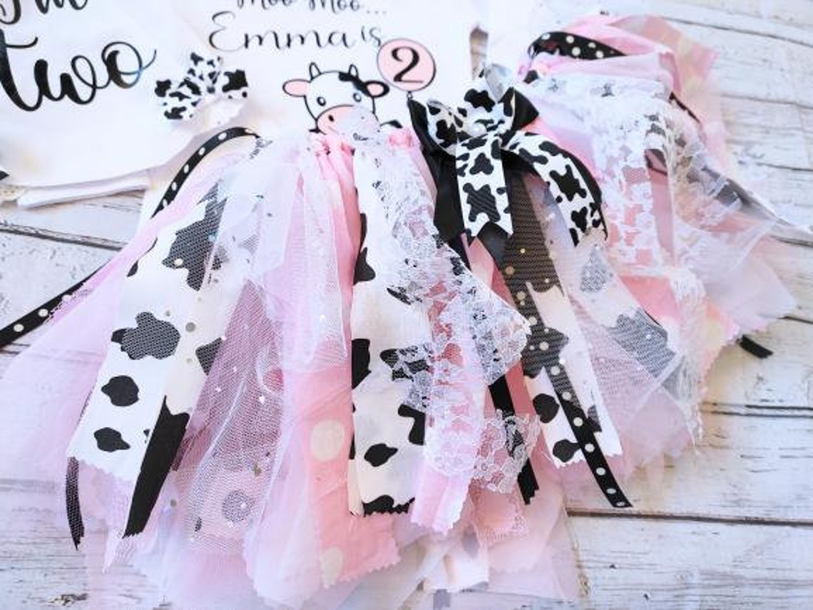 Moo Moo Im Two Second Birthday Outfit Girl 2nd Birthday - Etsy