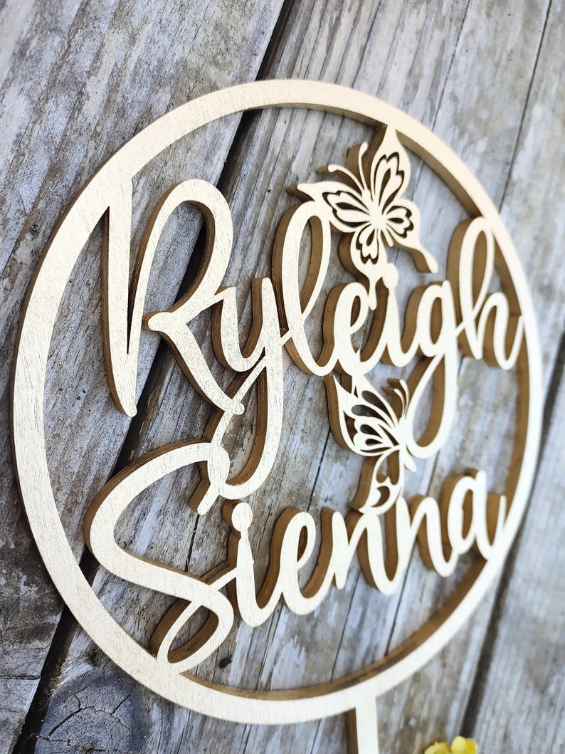 Happy Birthday Topper, Butterfly Birthday Decorations, Butterfly Cake ...