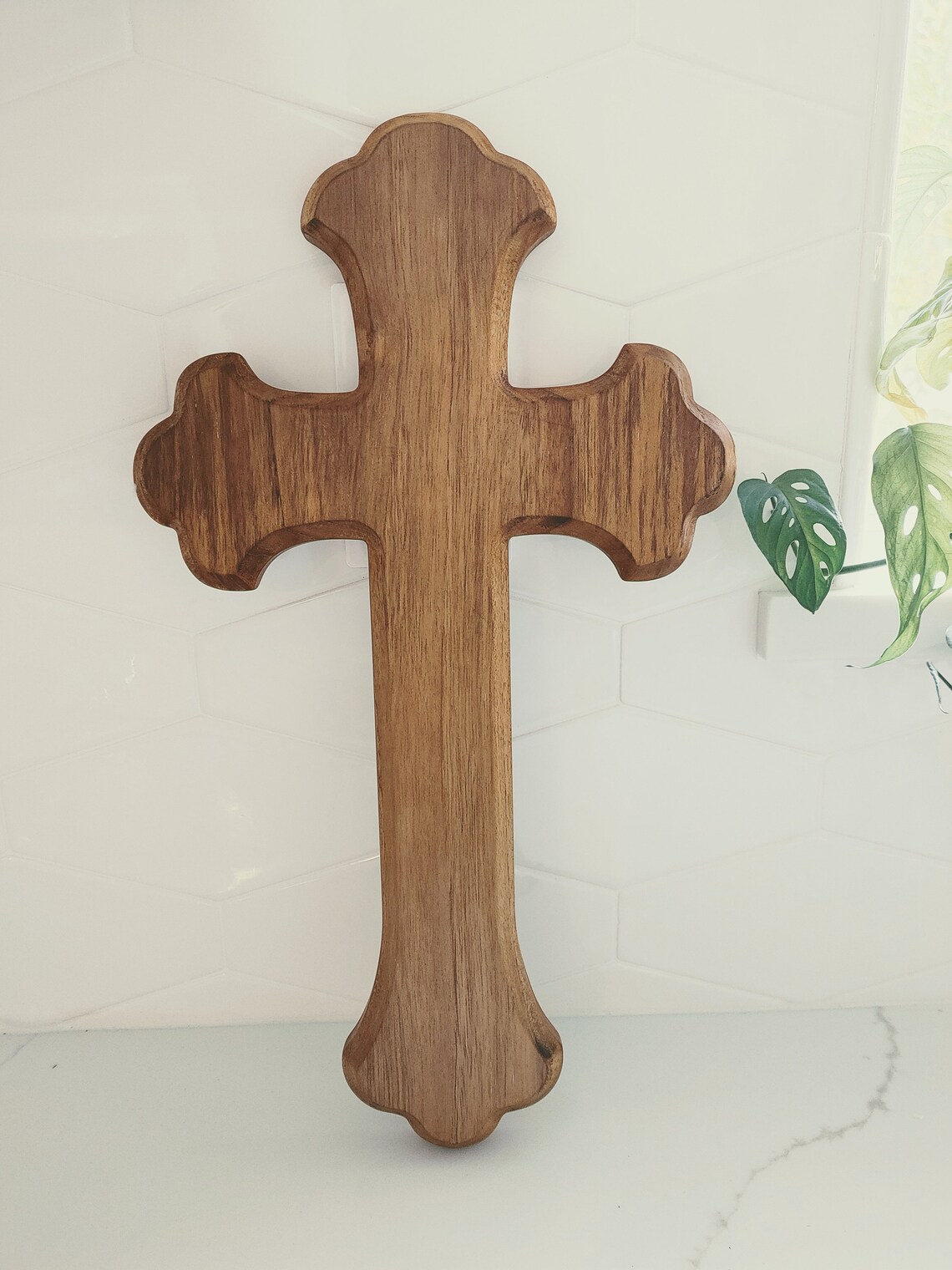 Large Wood Cross Wooden Cross Christian Wedding Gift Wood - Etsy