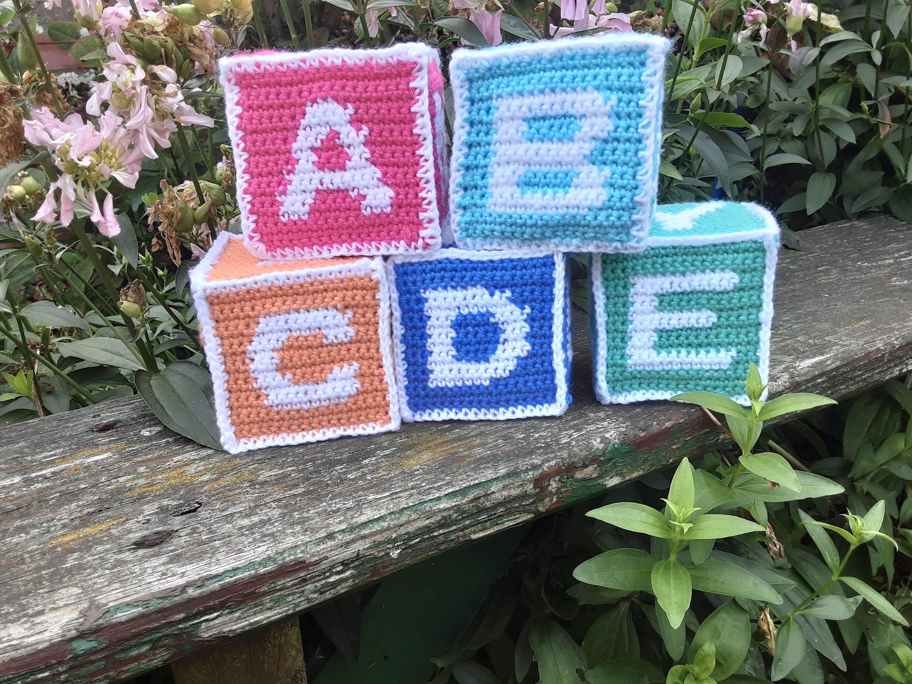 PDF Pattern Letterblocks Crochet Childs Alphabet Blocks for Learning ...