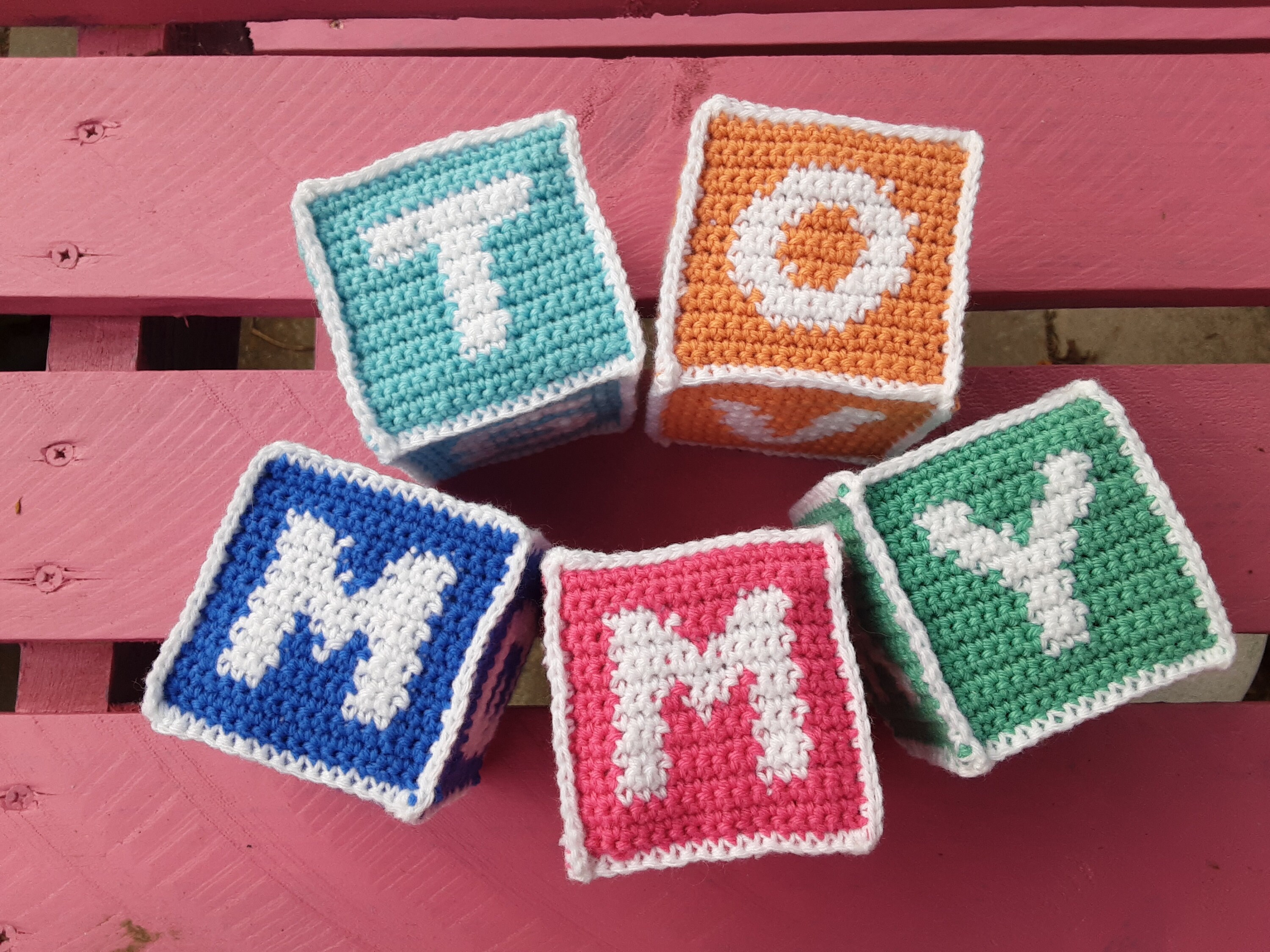 PDF Pattern Letterblocks Crochet Childs Alphabet Blocks for Learning ...