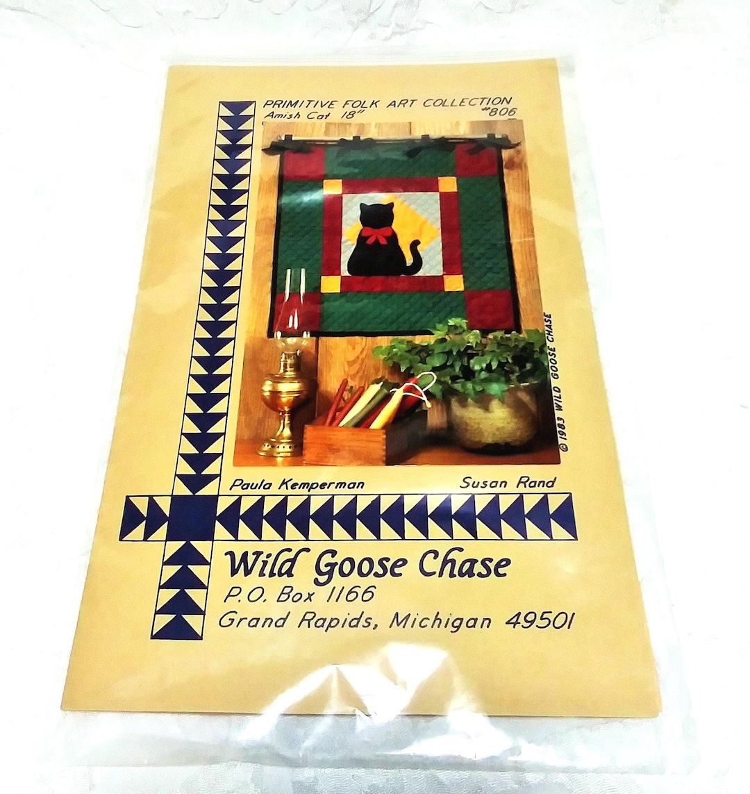Wild Goose Chase "amish Cat" Quilt Pattern - Etsy