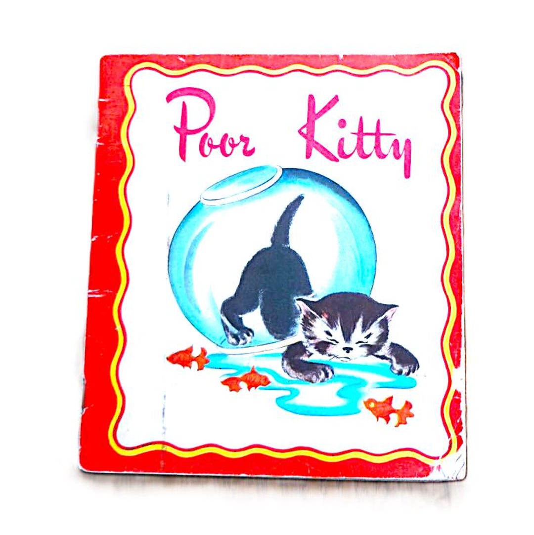 Poor Kitty Written and Illustrated by Elizabeth Tedder - Etsy