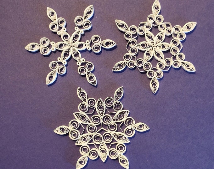 Paper Quilling Snowflake - Etsy