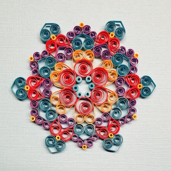 Quilled Mandala - Etsy