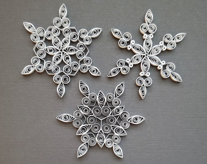 Paper Quilling Snowflake - Etsy
