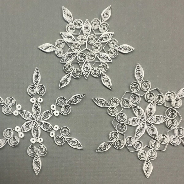 Quilled Snowflake - Etsy