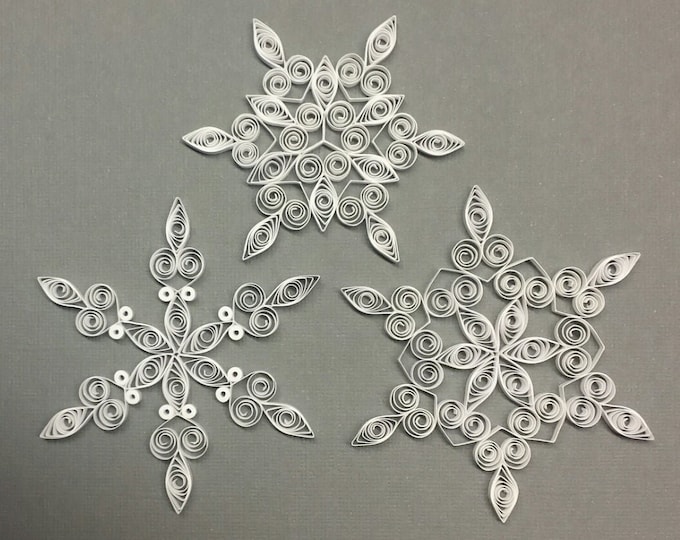 Paper Quilling Snowflake - Etsy