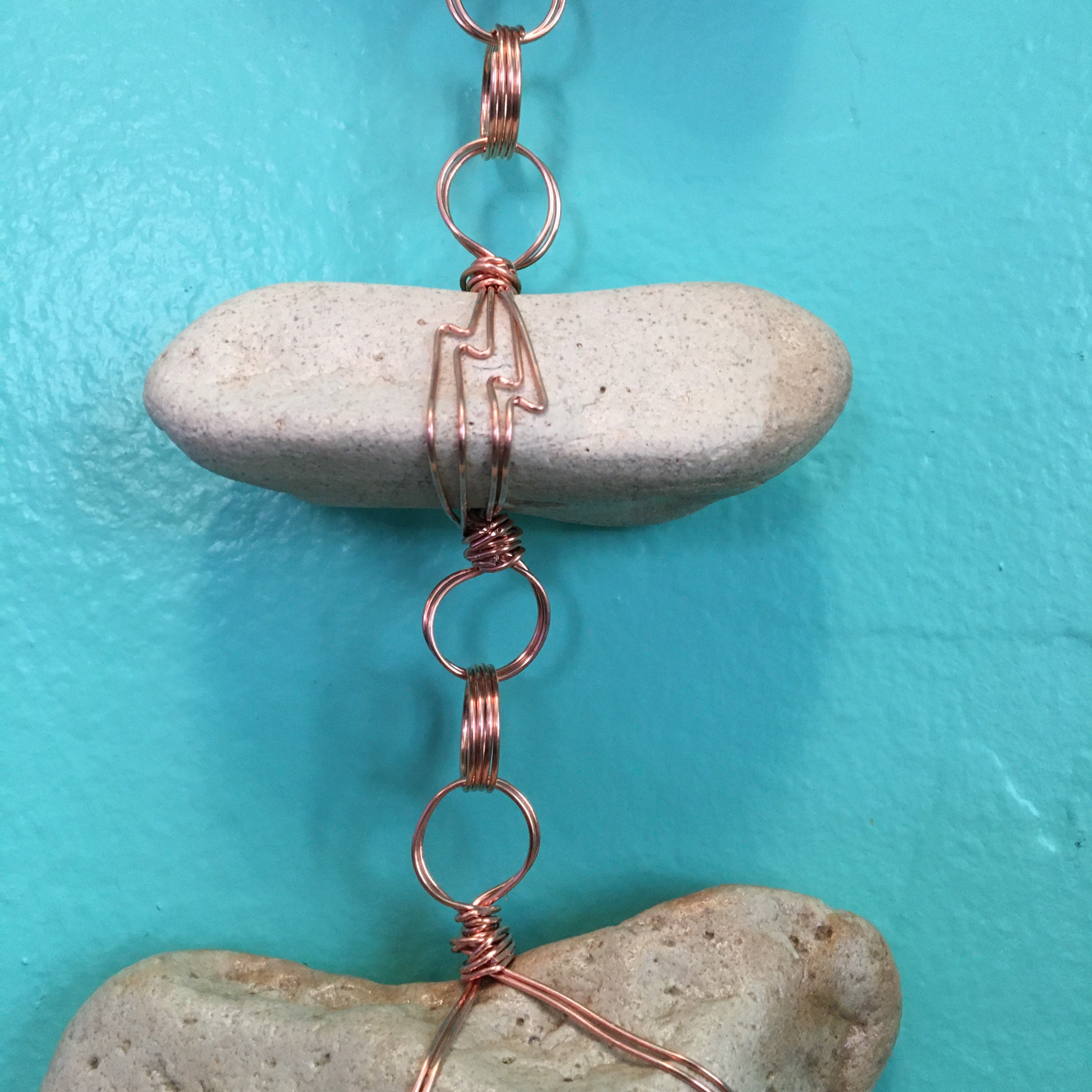 Copper Wire Rock Chain 1 Lb 4 Oz 12 - Etsy