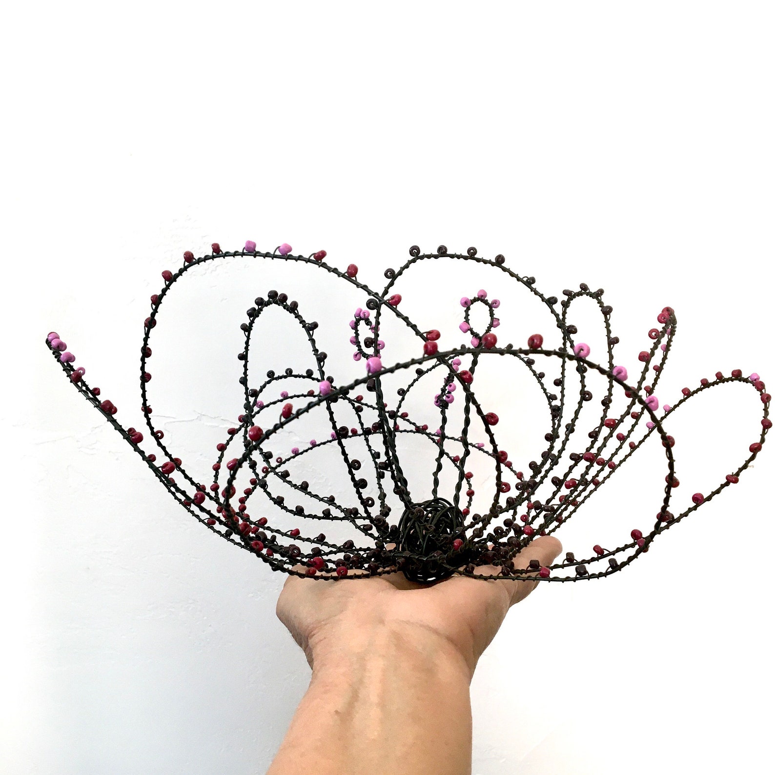 Beaded Wire Flower - Etsy