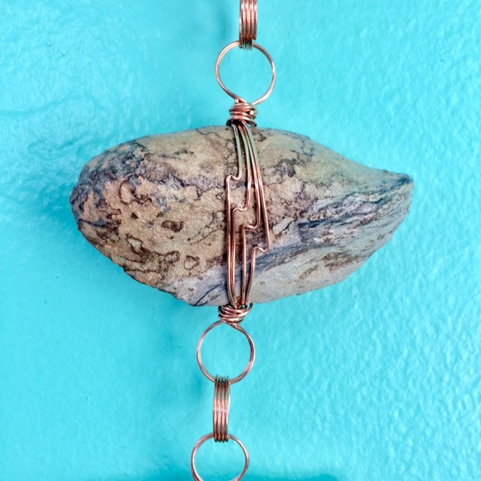 Copper Rock Chain 12 1/2 inches 1 lb - Etsy.de