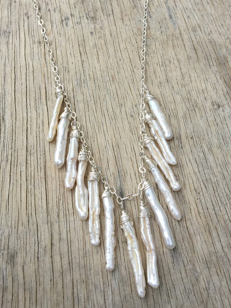 Rain Fall Inspired Necklace - Etsy