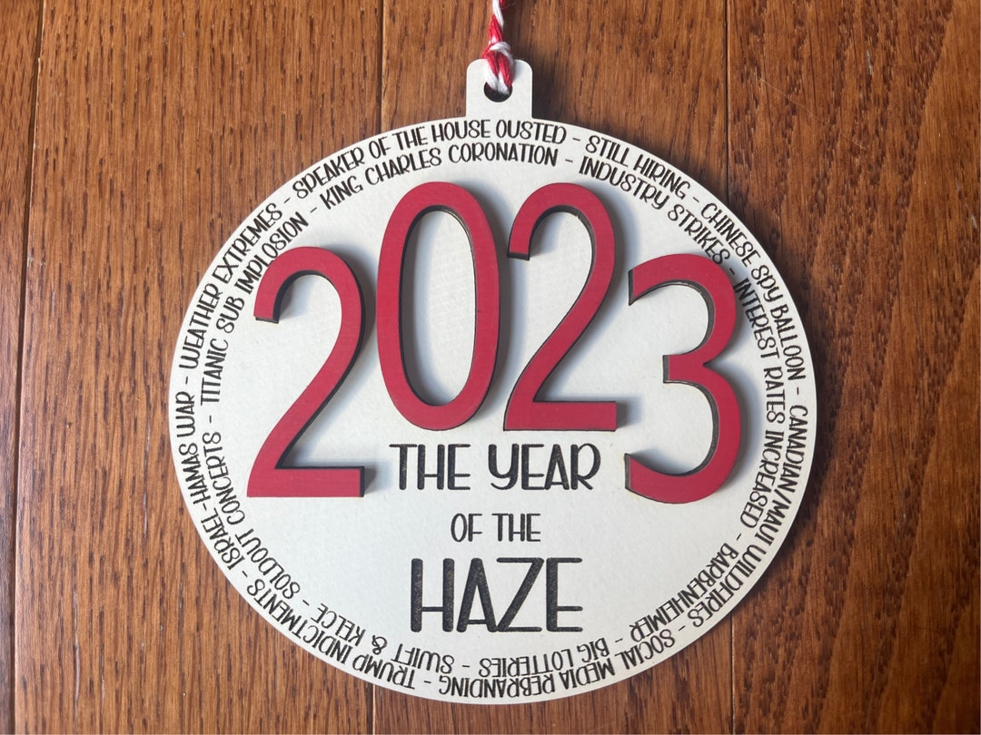 READY TO SHIP |2023 Christmas Ornament | 2023 Wine Tag | 2023 Gift Tag ...