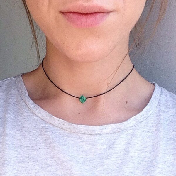 Green Choker - Etsy