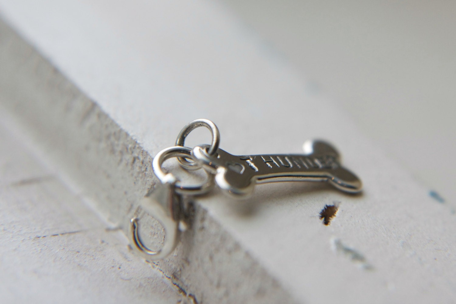 Sterling Silver Dog Bone Charm Personalized Custom - Etsy