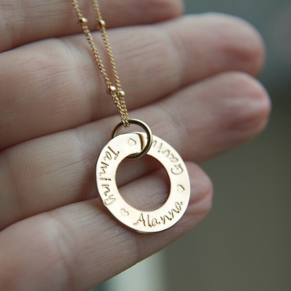 Washer Necklace - Etsy