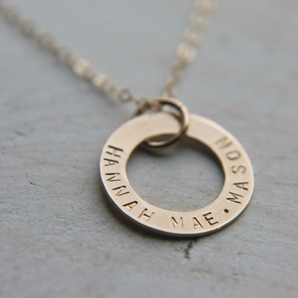 Washer Necklace - Etsy