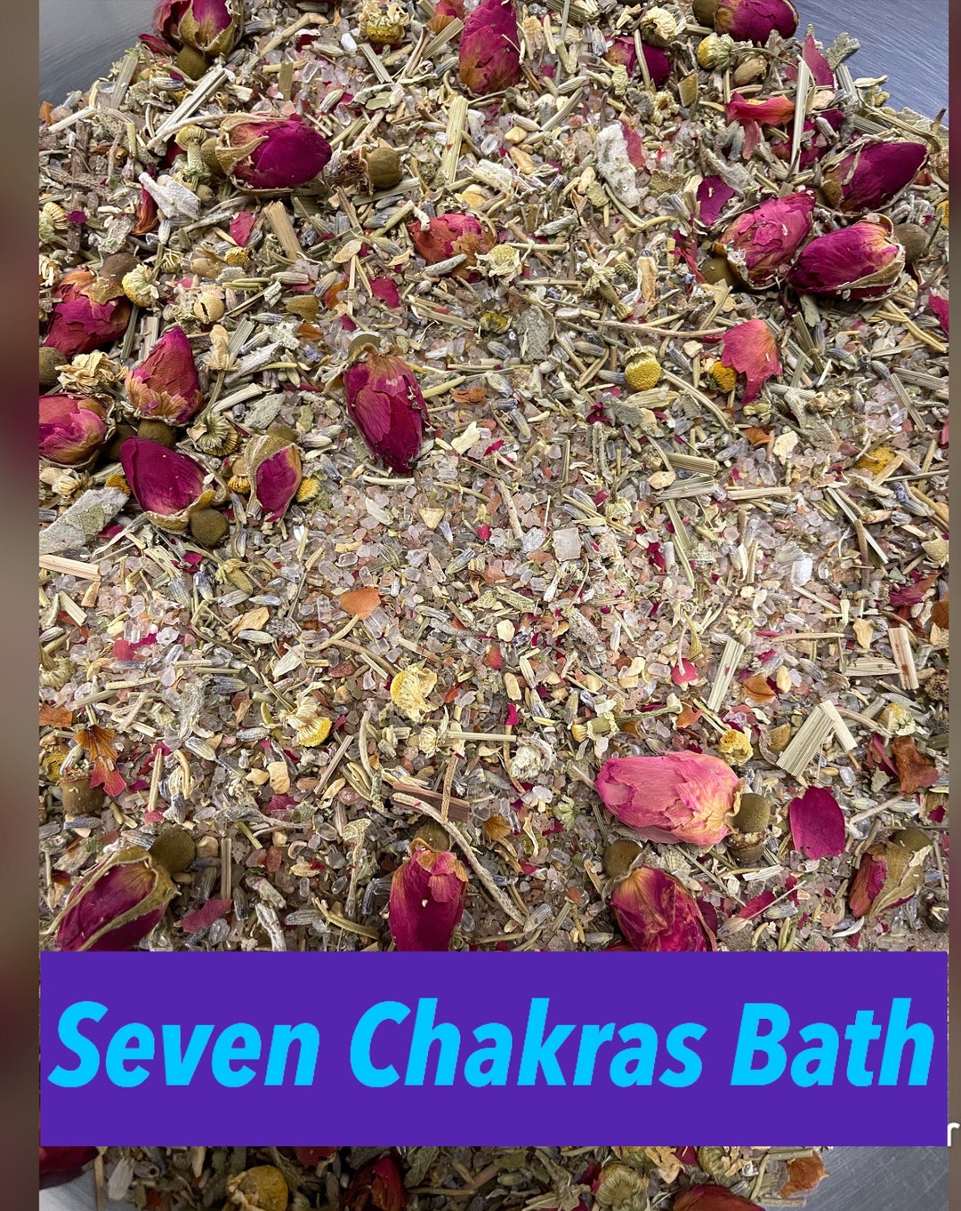 The 7 Chakra Baths for Chakra Work Meditation Spiritual Bath - Etsy