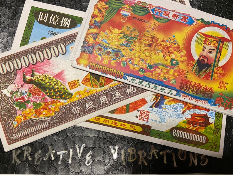 44 Piece Ancestral Money Joss Paper Ancestor Money | Etsy