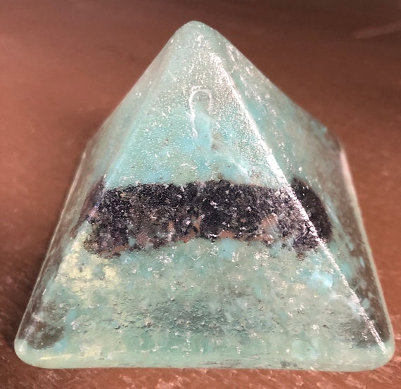 Glass Pyramid Paperweight | Etsy