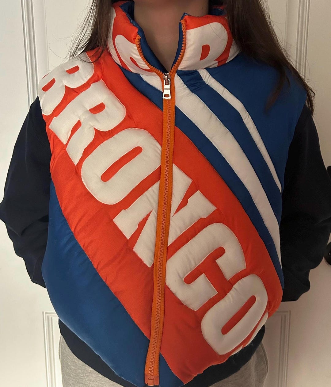 Custom Team Puffer Vest - Women’s Cropped - Etsy