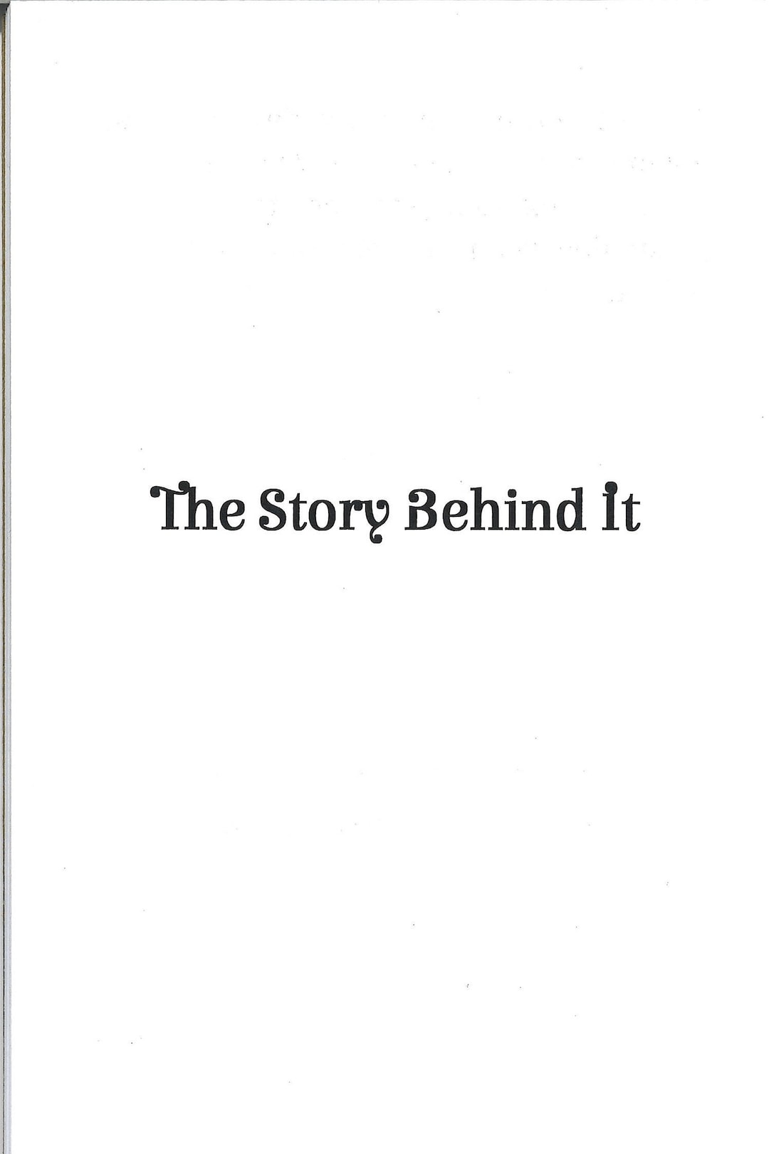 The Story Behind It - 50 Sheet Notepad, Set of 2 Lined Sheets to Tell ...