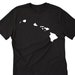 Hawaii Shirt, Hawaiian Island Chain T-shirt, Hawaii Vacation, Map of ...