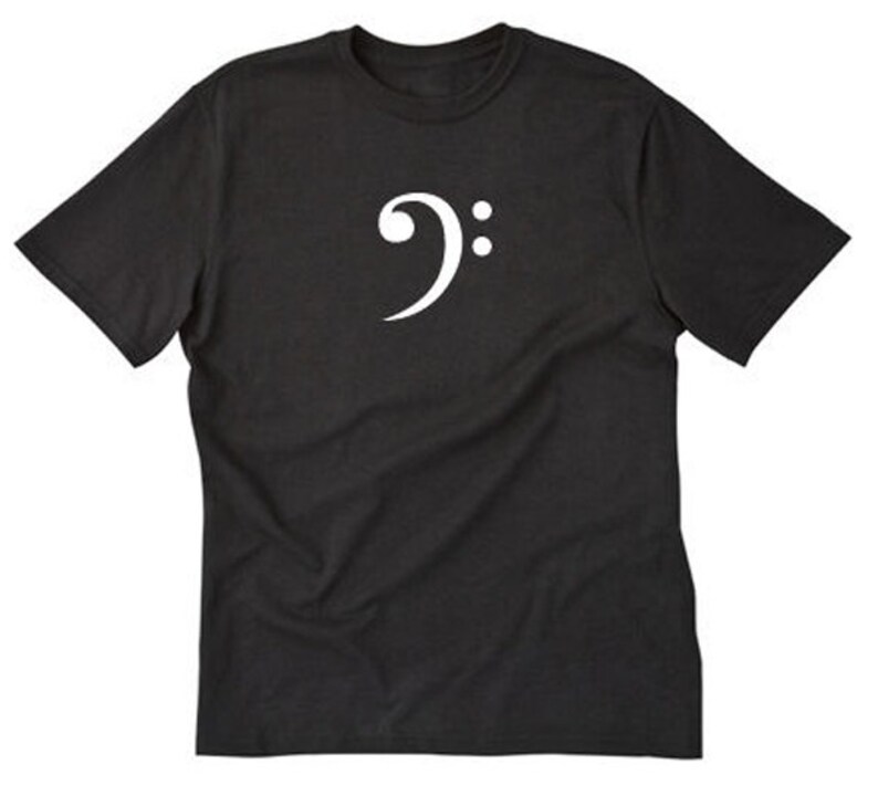Bass Clef Musician Shirt Bass Clef T-shirt Funny Bass Player - Etsy