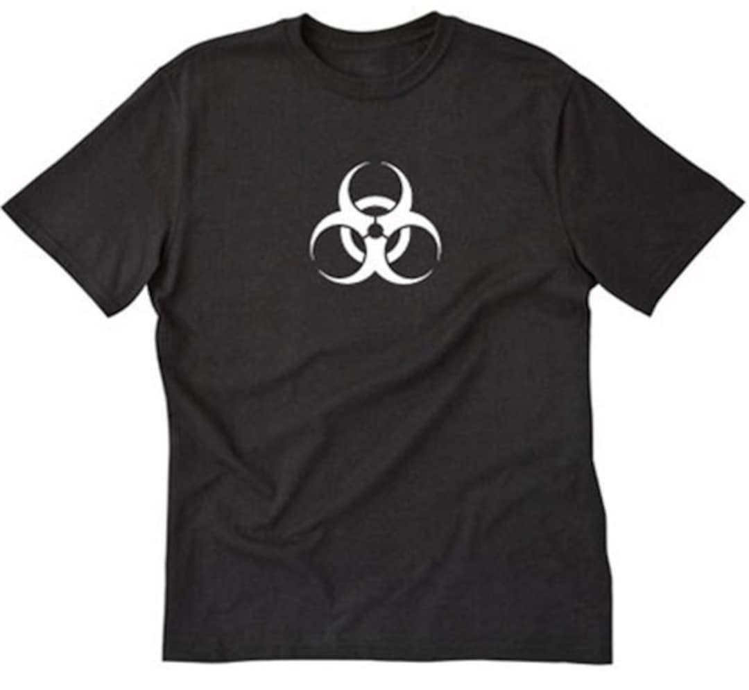 Biohazard T-shirt Funny Symbol Shirt Danger Hazardous - Etsy