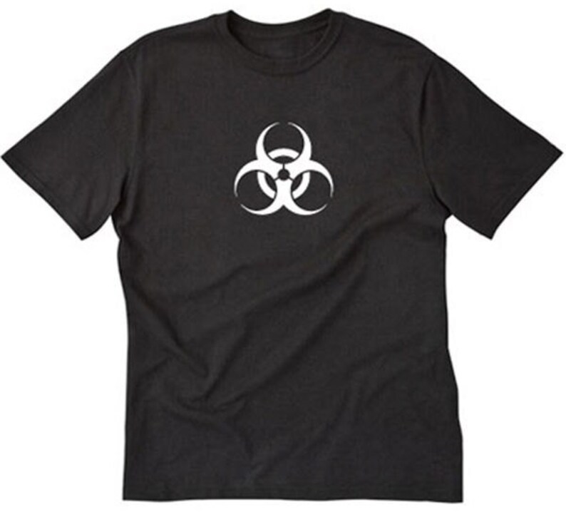 Biohazard T-shirt Funny Symbol Shirt Danger Hazardous - Etsy