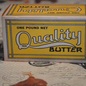Vintage Butter Box - Etsy