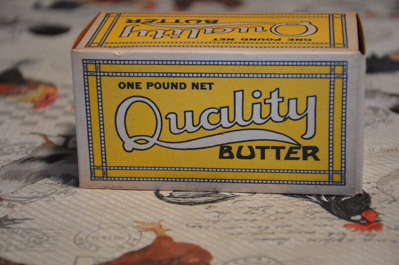 Vintage Butter Box - Etsy
