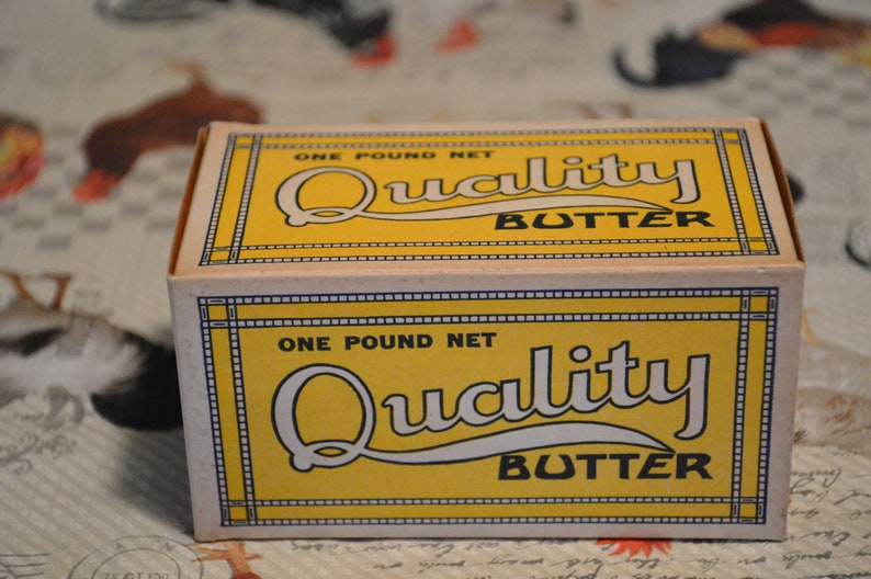 Vintage Butter Box - Etsy