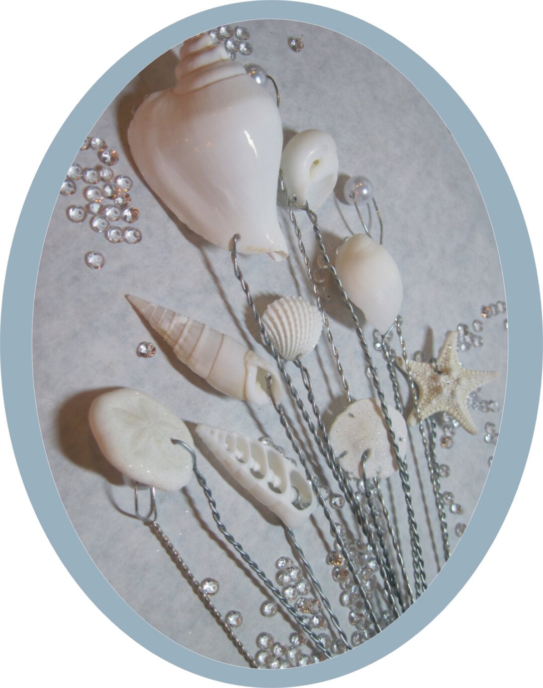 Bridal Bouquet Shells, Wired Shells for Beach Weddings, Wired Seashells ...