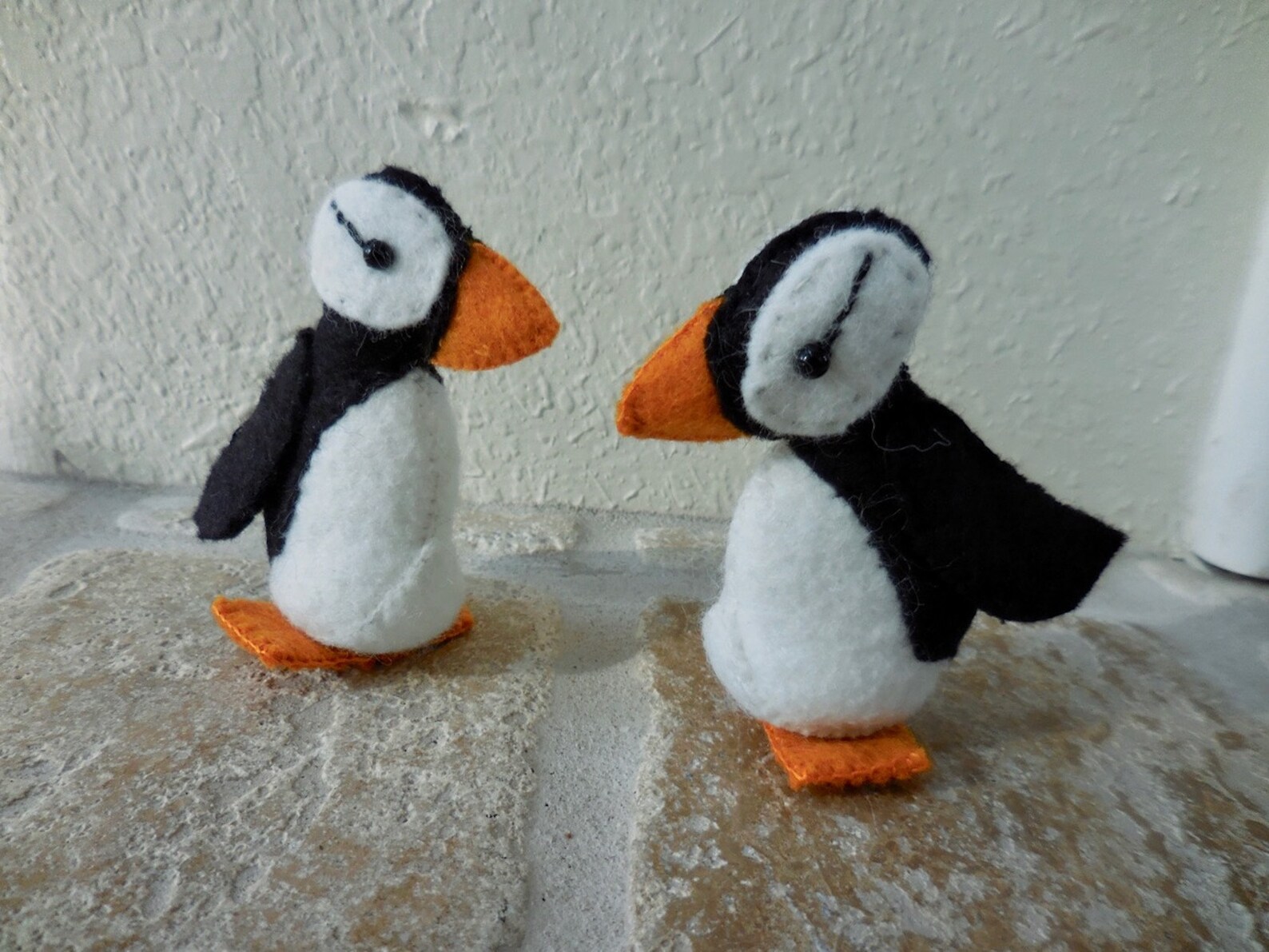 Small Felt Puffin Soft Toy Gift Animal Handmade Sea Bird - Etsy