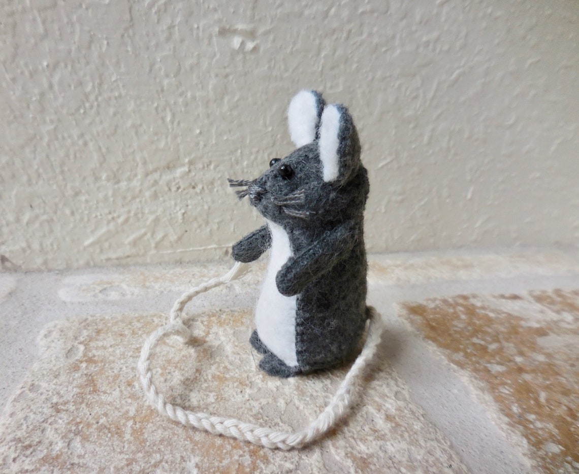 Small Stuffed Mouse Handmade Felt Mouse Felt Animal Gift - Etsy
