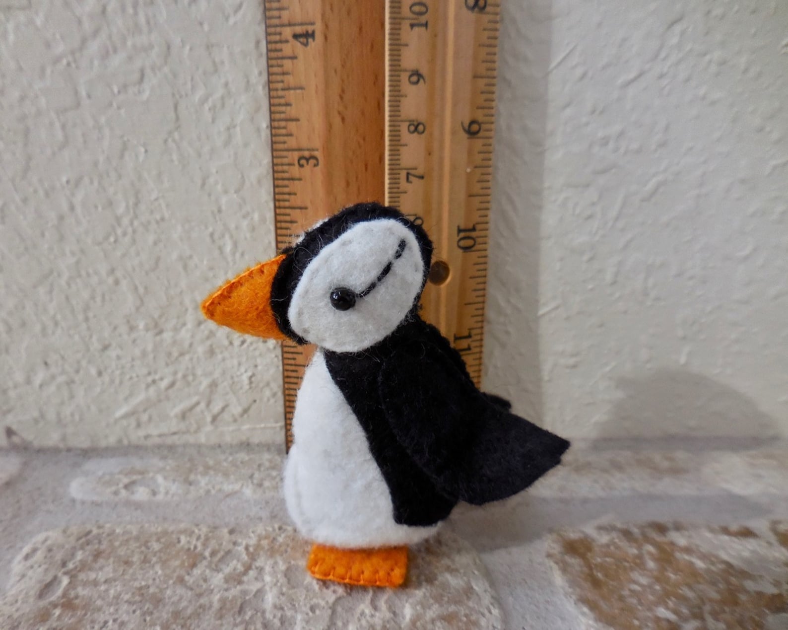 Small Felt Puffin Soft Toy Gift Animal Handmade Sea Bird - Etsy