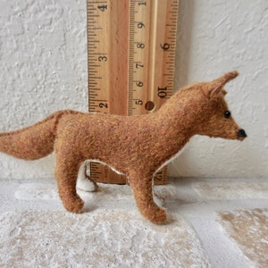 Small Felt Fox Red Fox Soft Sculpture Soft Toy Felt Stuffed - Etsy