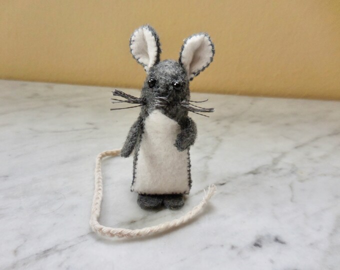 Small Stuffed Mouse, Handmade Felt Mouse, Felt Animal Gift, Soft Toy ...