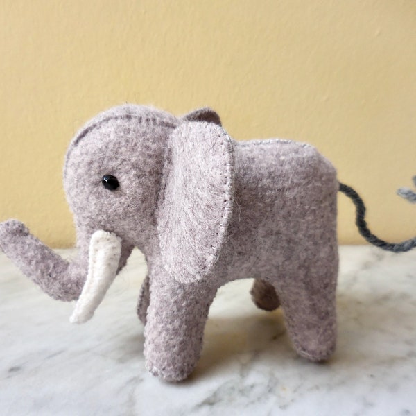Felt Elephant - Etsy