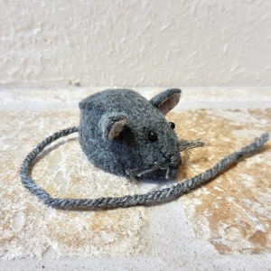 Small Stuffed Mouse, Miniature Felt Mouse, Gift, Pincushion, Soft Toy ...