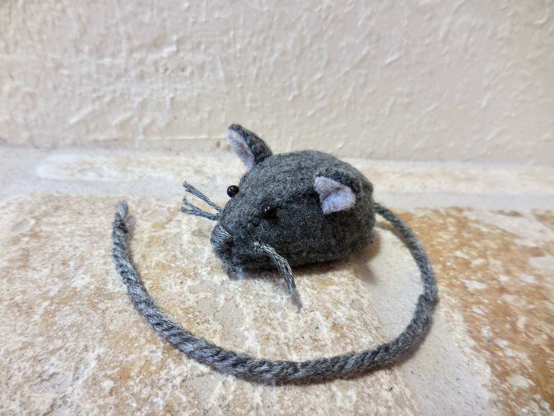 Small Stuffed Mouse, Miniature Felt Mouse, Gift, Pincushion, Soft Toy ...