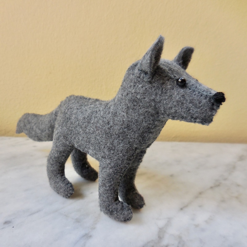 Felt Wolf - Etsy