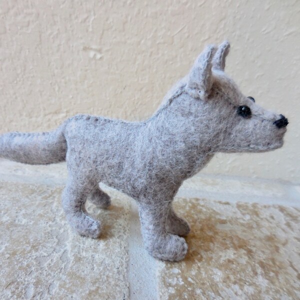 Felt Wolf - Etsy
