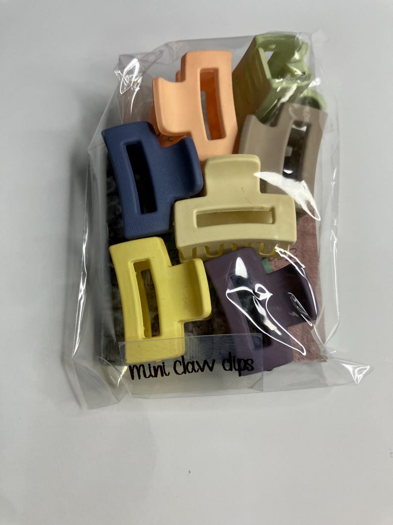 Mini Hair Claw Clips - Etsy