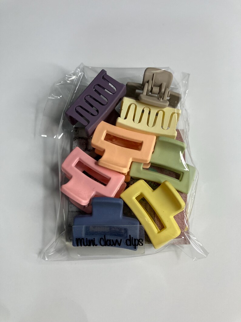 Mini Hair Claw Clips - Etsy