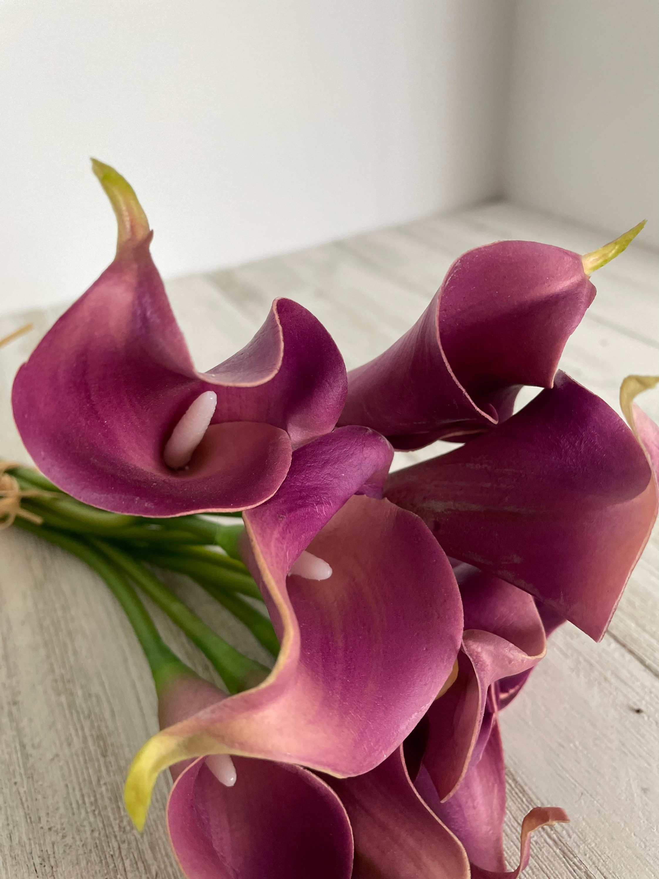 Real Touch Mini Calla Lilies-ready TO SHIP - Etsy
