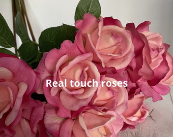 Real Touch Roses - Etsy