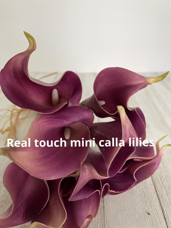 Real Touch Mini Calla Lilies-ready TO SHIP | Etsy